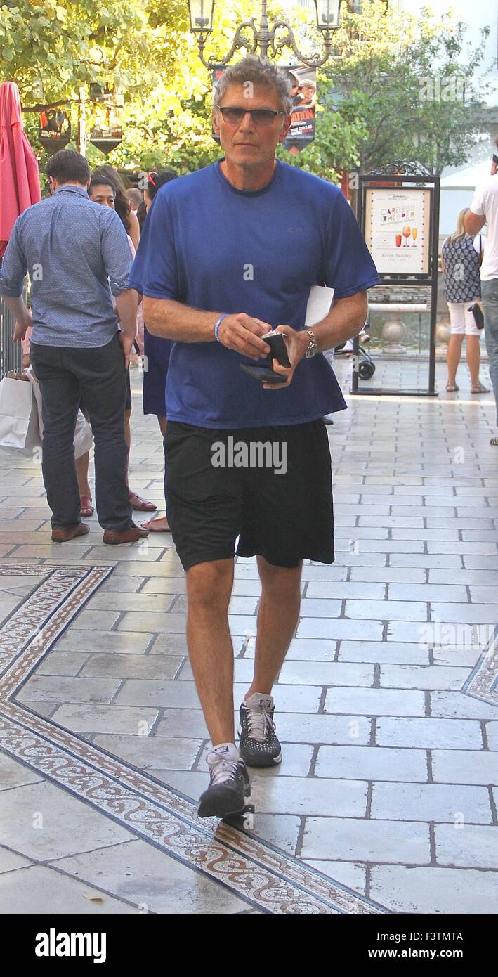 Actor, Nick Chinlund goes shopping at The Grove in Hollywood Featuring ...