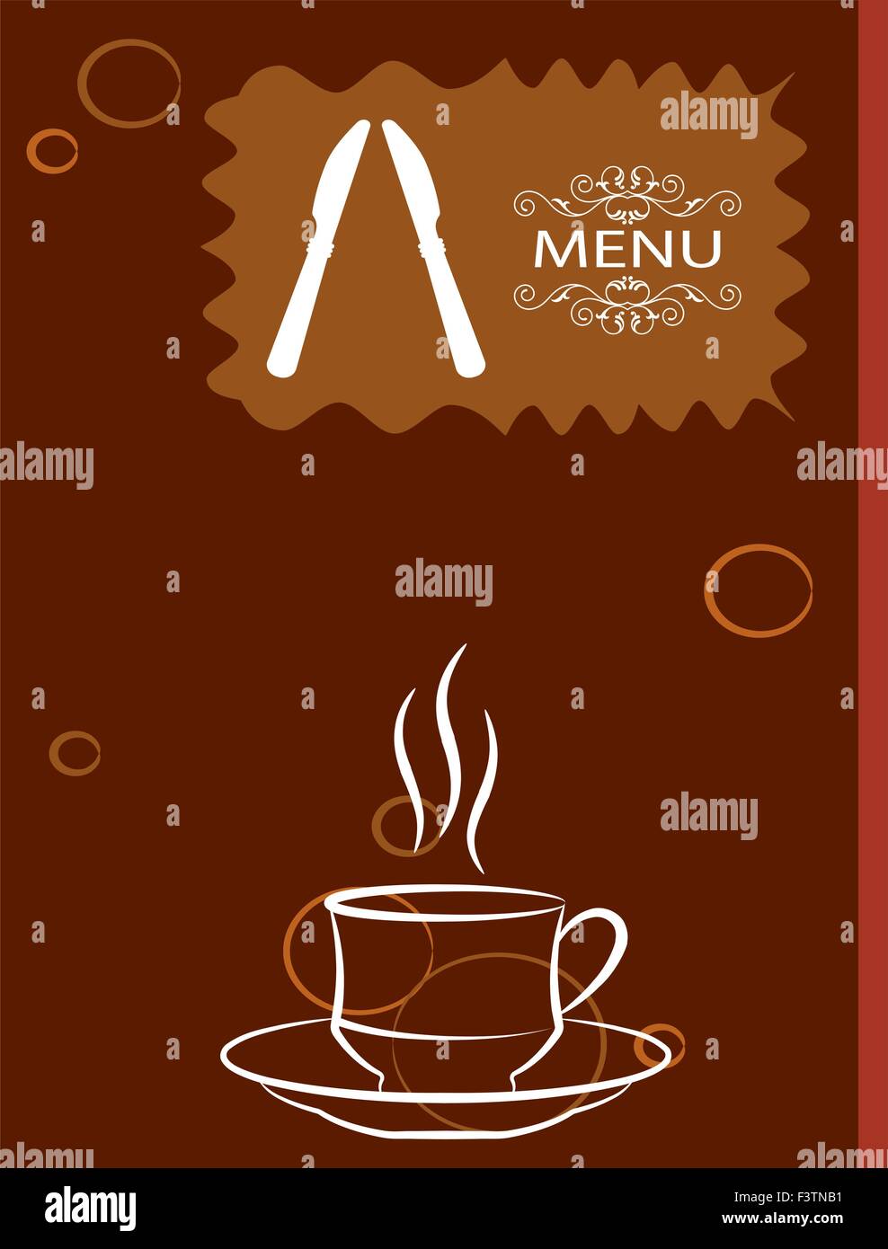 Coffee Menu Card Design Template Vector Art Stock Vector Image & Art ...