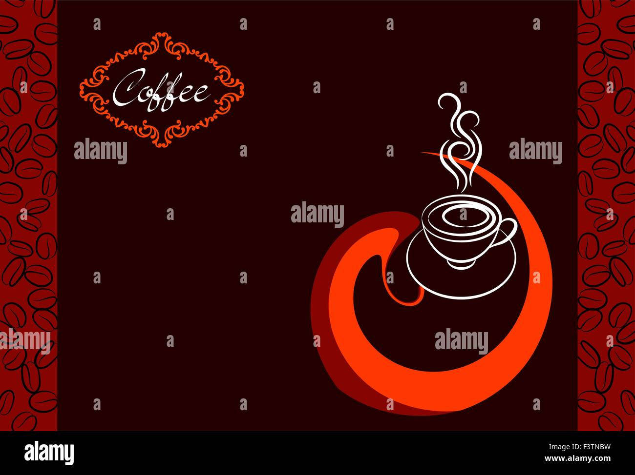 Coffee Menu Card Design Template Vector Art Stock Vector Image & Art - Alamy