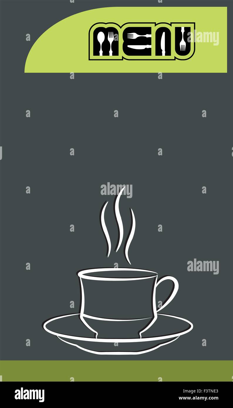 Coffee Menu Card Design Template Vector Art Stock Vector Image & Art ...