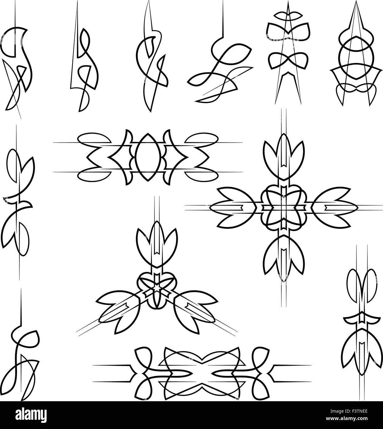 Pinstripe Graphics : Vinyl Ready Vector Art Stock Vector Image & Art ...