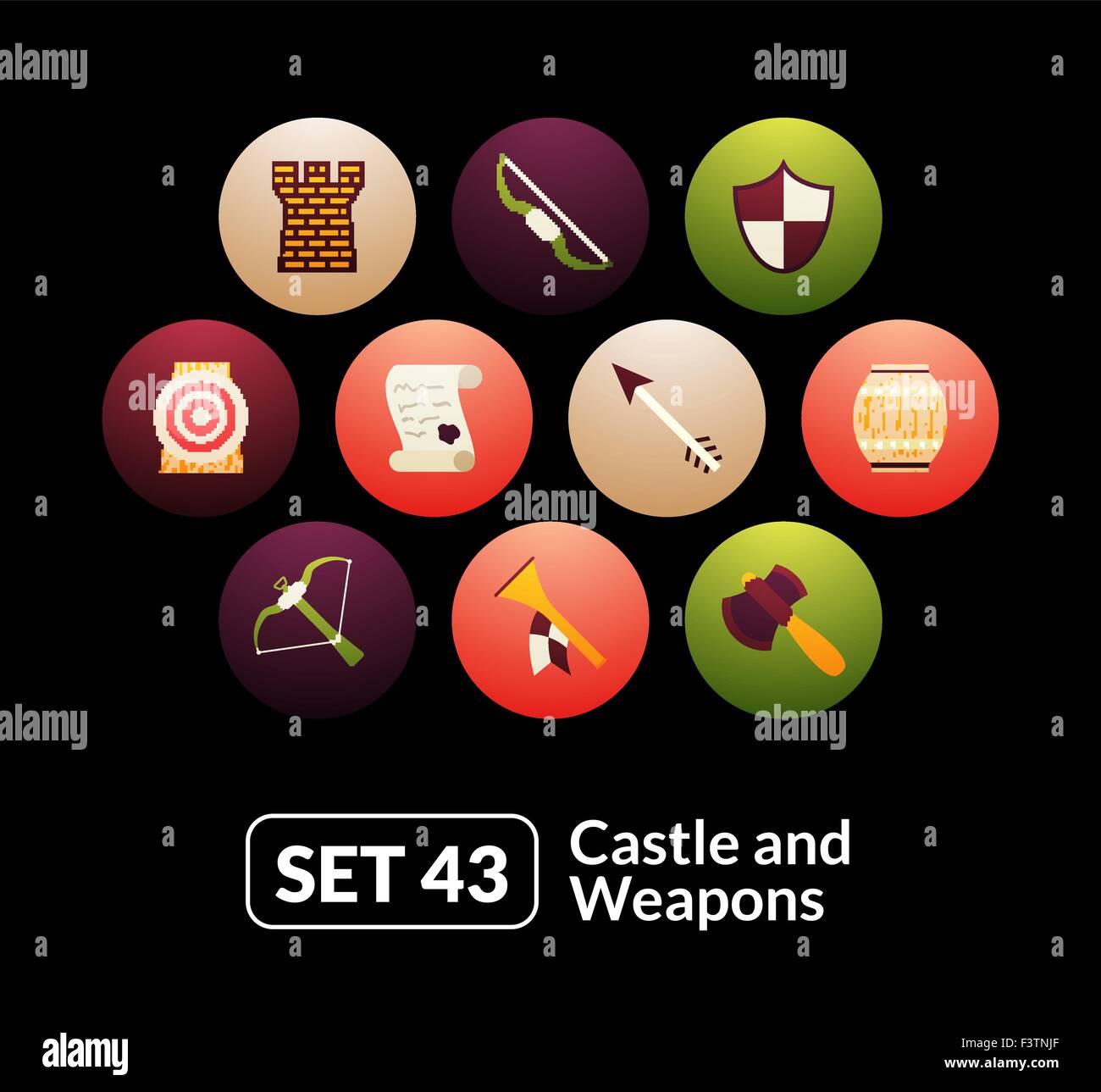 Medieval wepon Stock Vector Images - Alamy