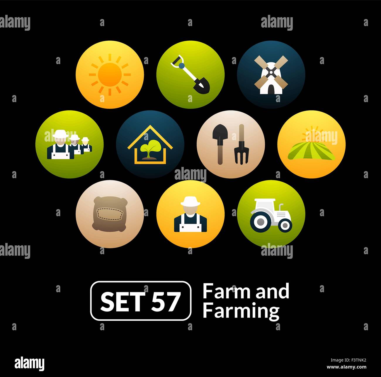 Cotton field and farmer Stock Vector Images - Alamy