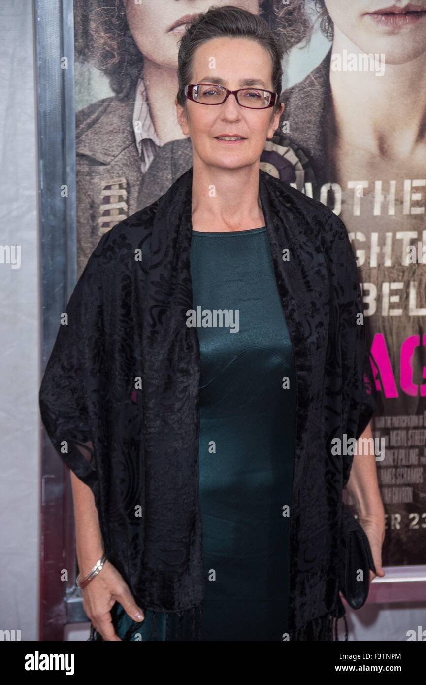 New York, NY, USA. 12th Oct, 2015. Helen Pankhurst at arrivals for ...