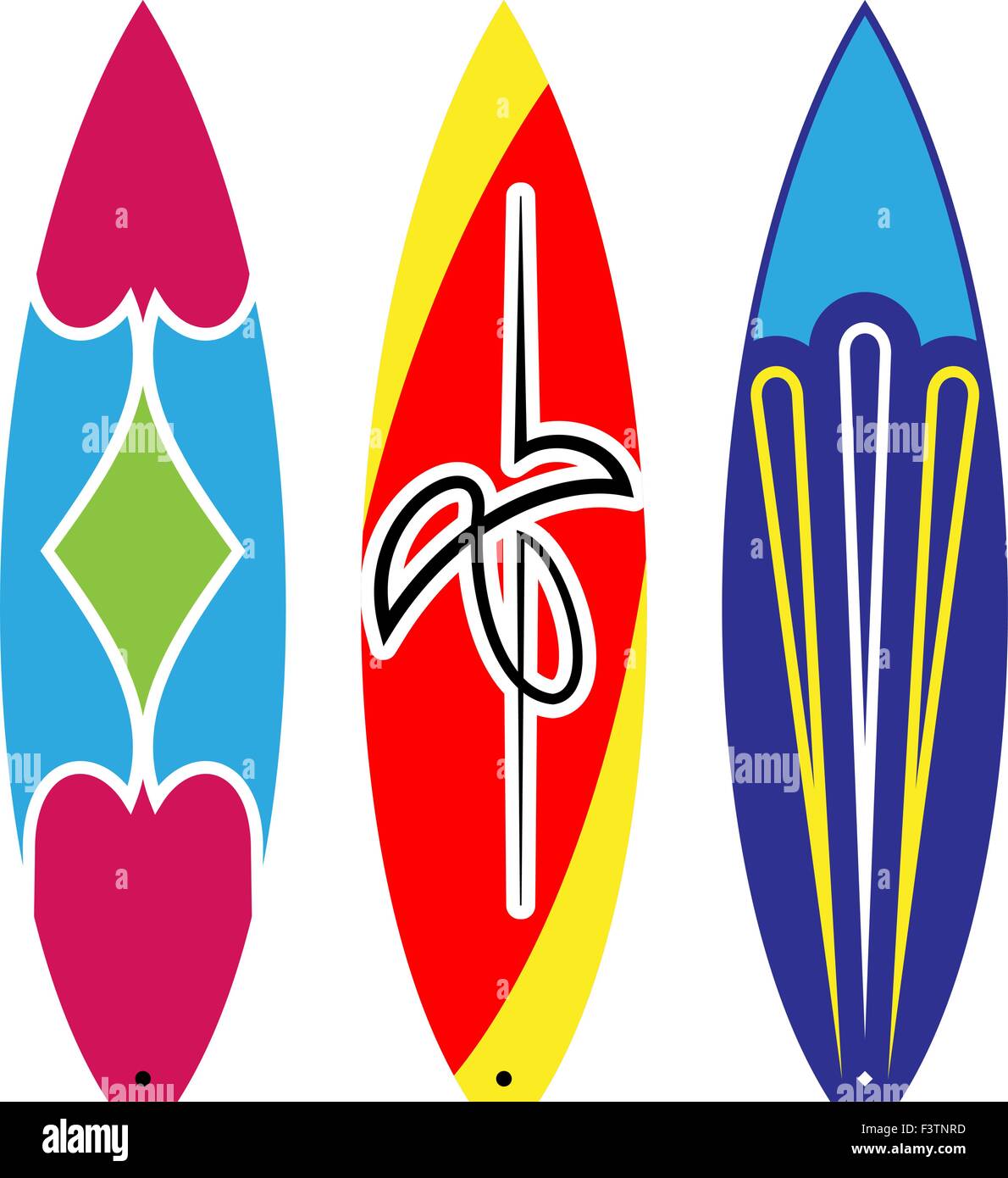 Surf Board Graphics, Stripe : Vinyl Ready Vector Art Stock Vector Image ...