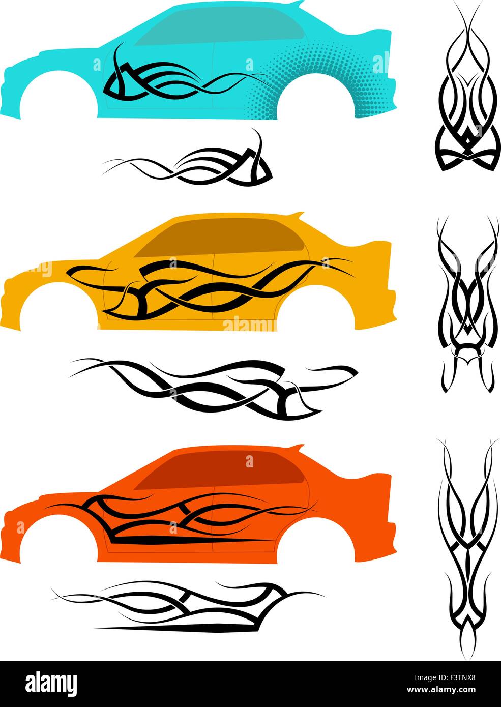 Vehicle Graphics, Stripe : Vinyl Ready Vector Art Stock Vector Image ...