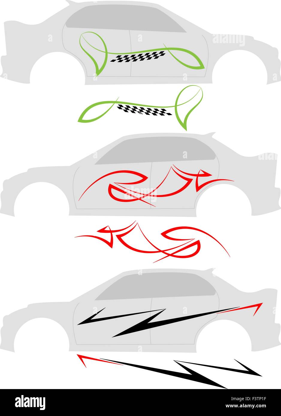 Vehicle Graphics, Stripe : Vinyl Ready Vector Art Stock Vector Image ...