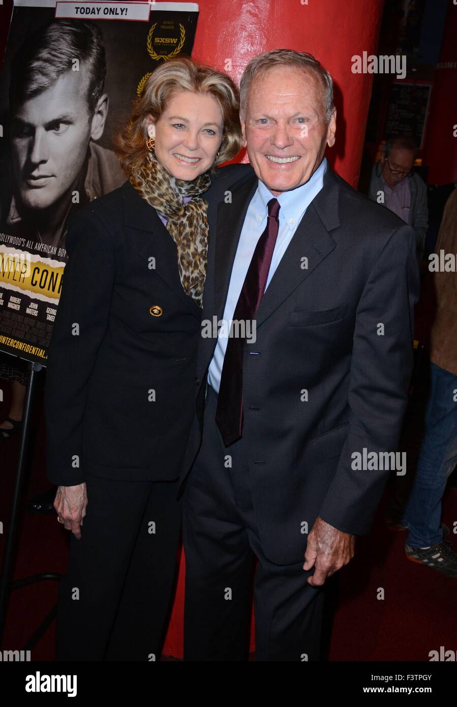 New York, NY, USA. 12th Oct, 2015. Maria Cooper-Janis, Tab Hunter at ...