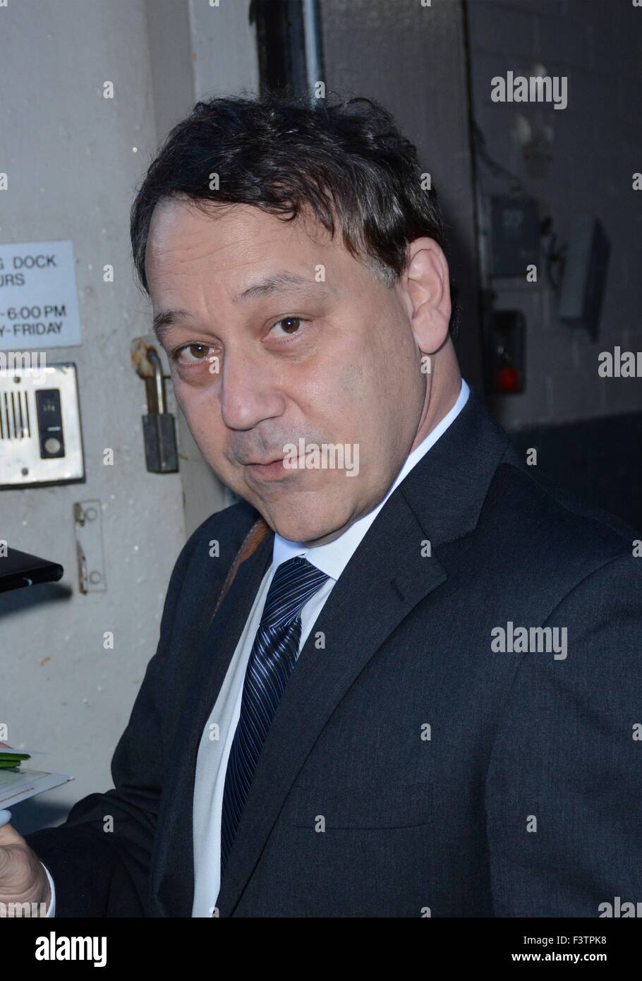 New York, NY, USA. 12th Oct, 2015. Sam Raimi at AOL Build out and about ...