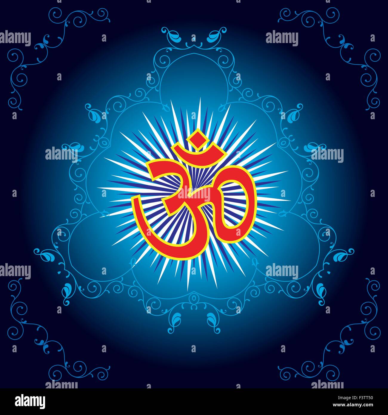 Aum (Om) The Holy Motif Vector Art Stock Vector Image & Art - Alamy