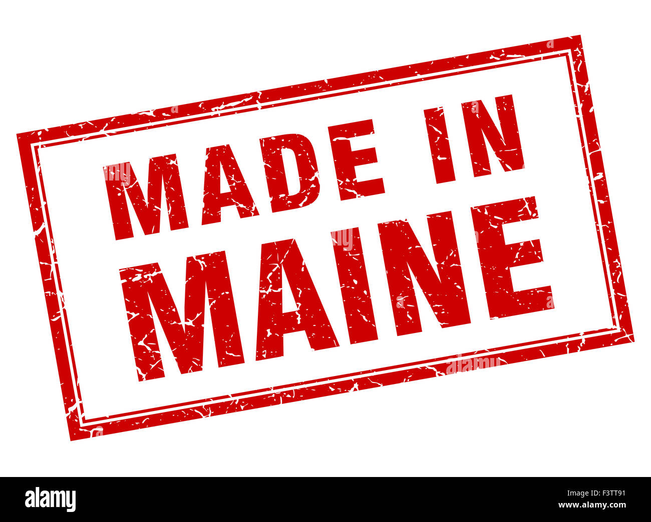 Made in maine stamp hi-res stock photography and images - Alamy