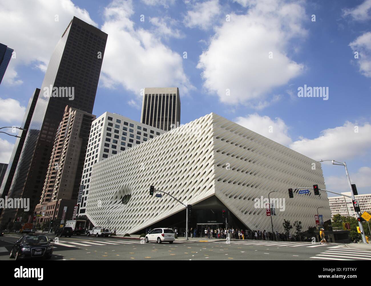 Los Angeles, California, USA. 6th Oct, 2015. The Broad Museum in downtown Los Angeles. © Ringo ...