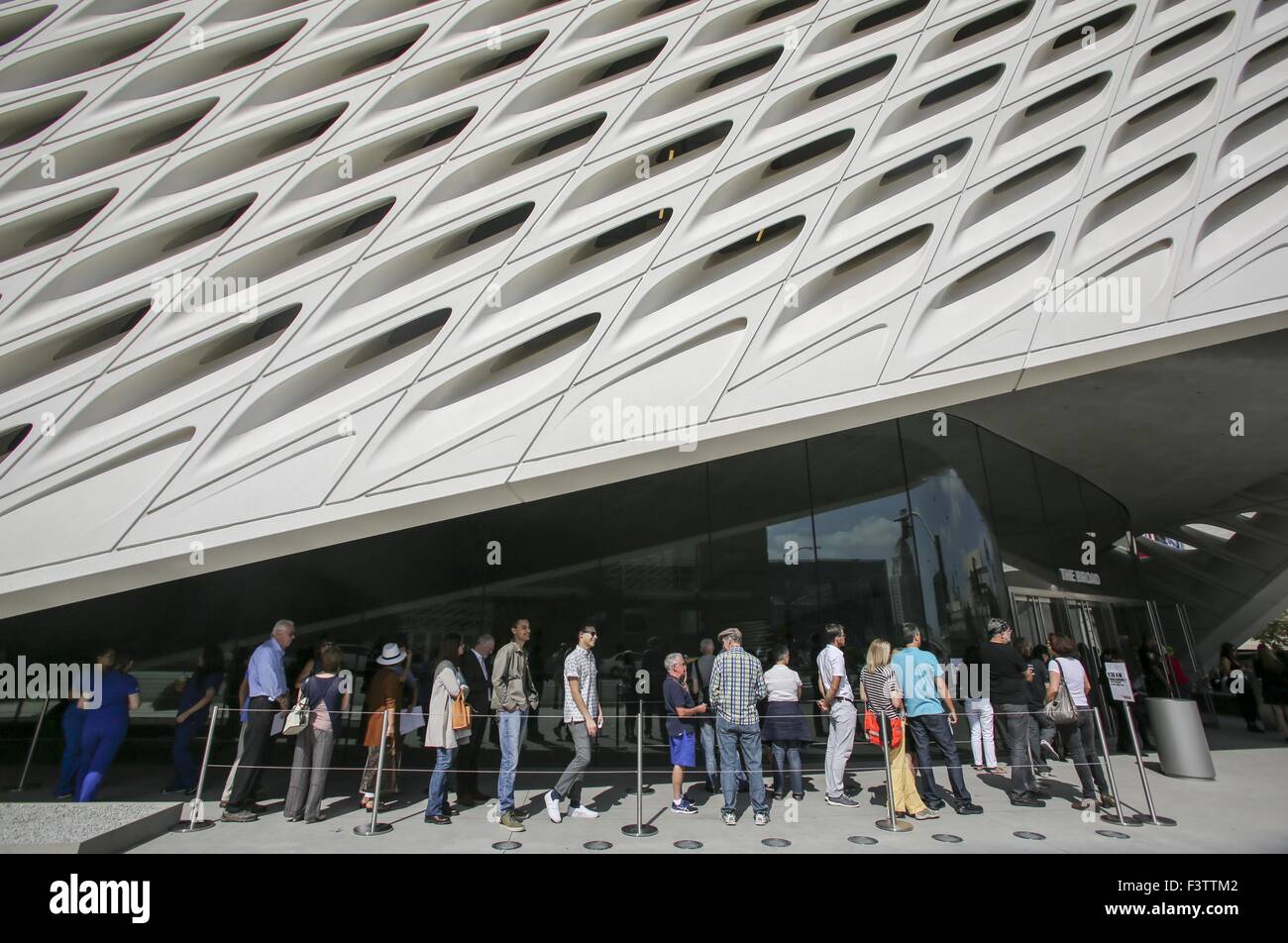 Los Angeles, California, USA. 6th Oct, 2015. The Broad Museum in downtown Los Angeles. © Ringo ...