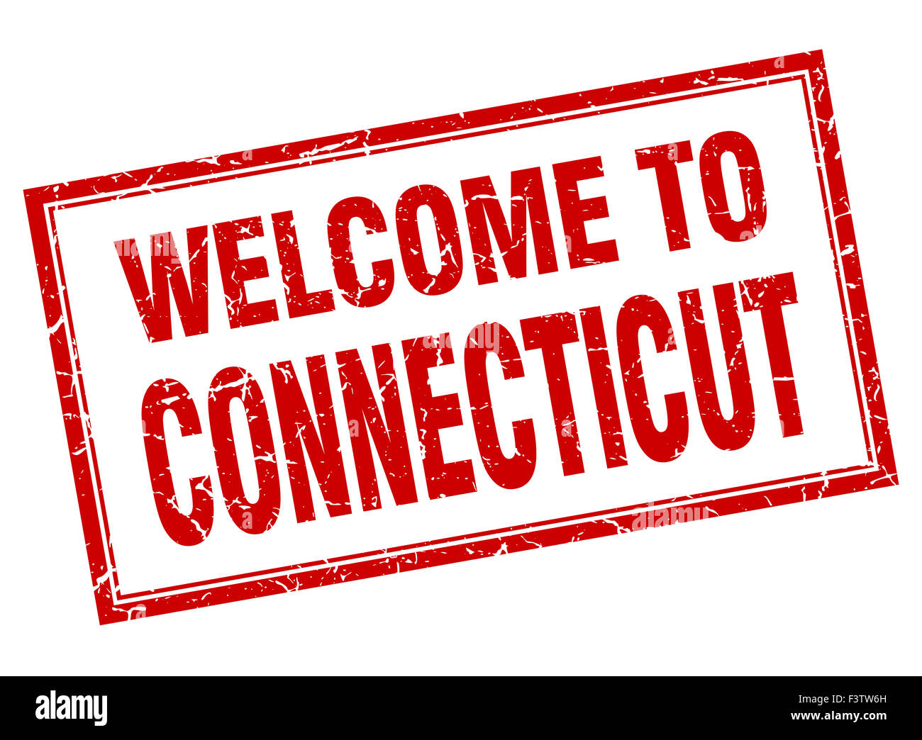Welcome to connecticut sign Cut Out Stock Images & Pictures - Alamy