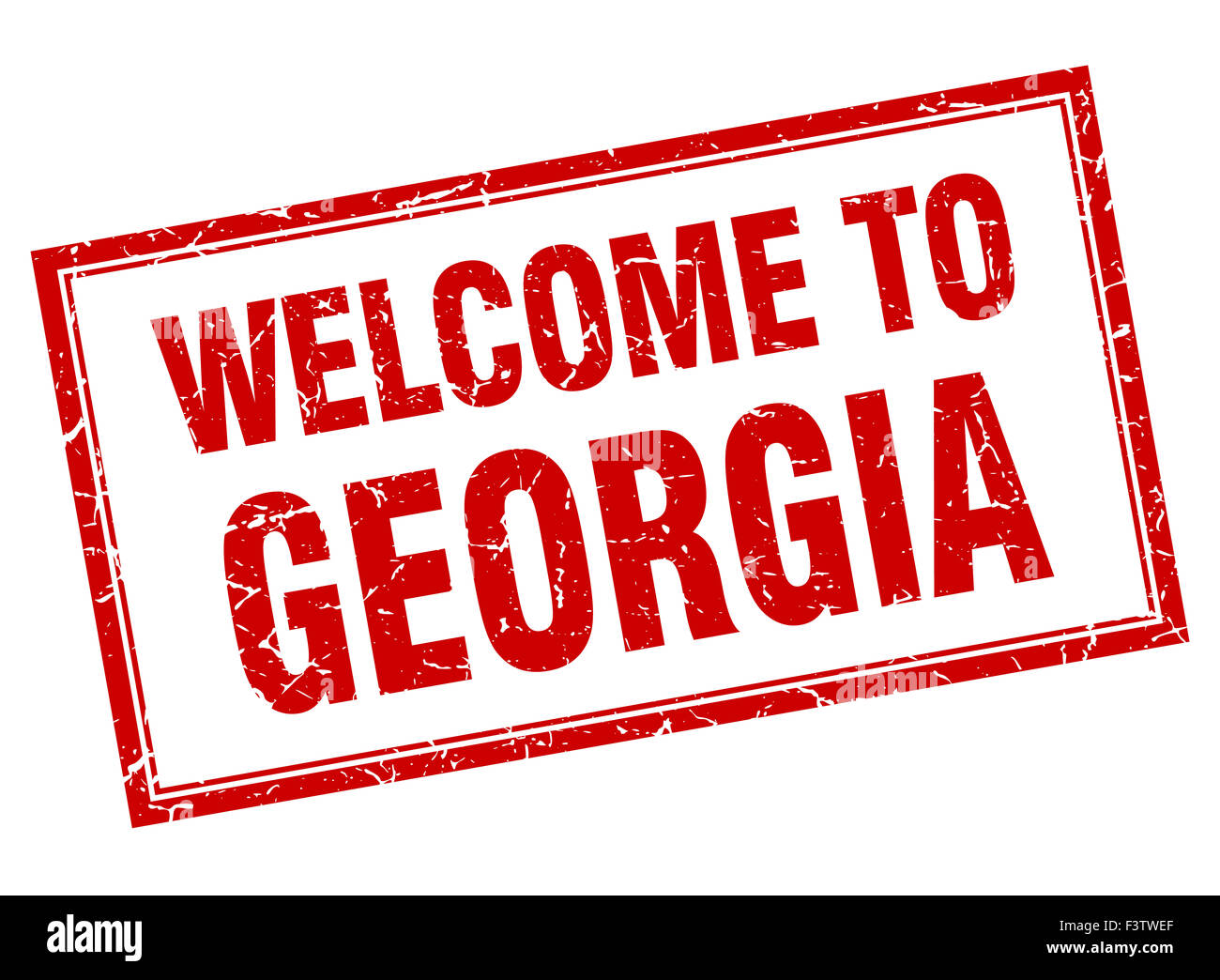 Welcome georgia stamp hi-res stock photography and images - Alamy