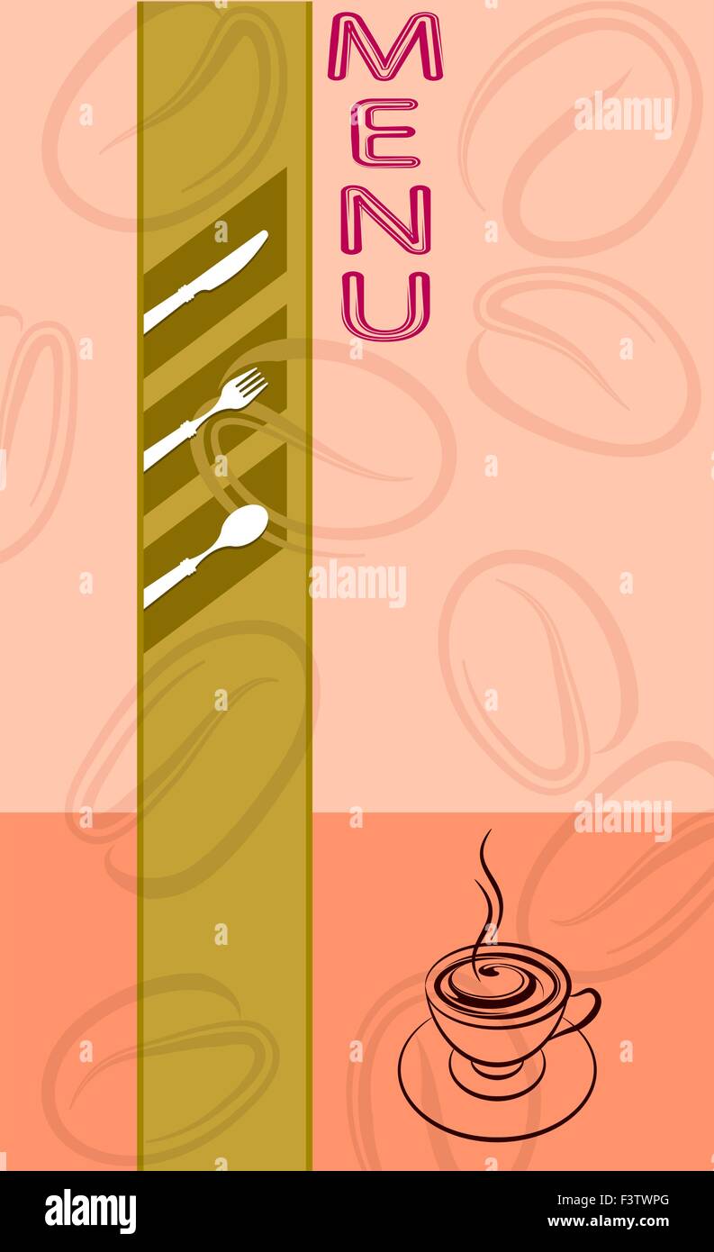 Menu Card Design Template Vector Art Stock Vector Image & Art - Alamy