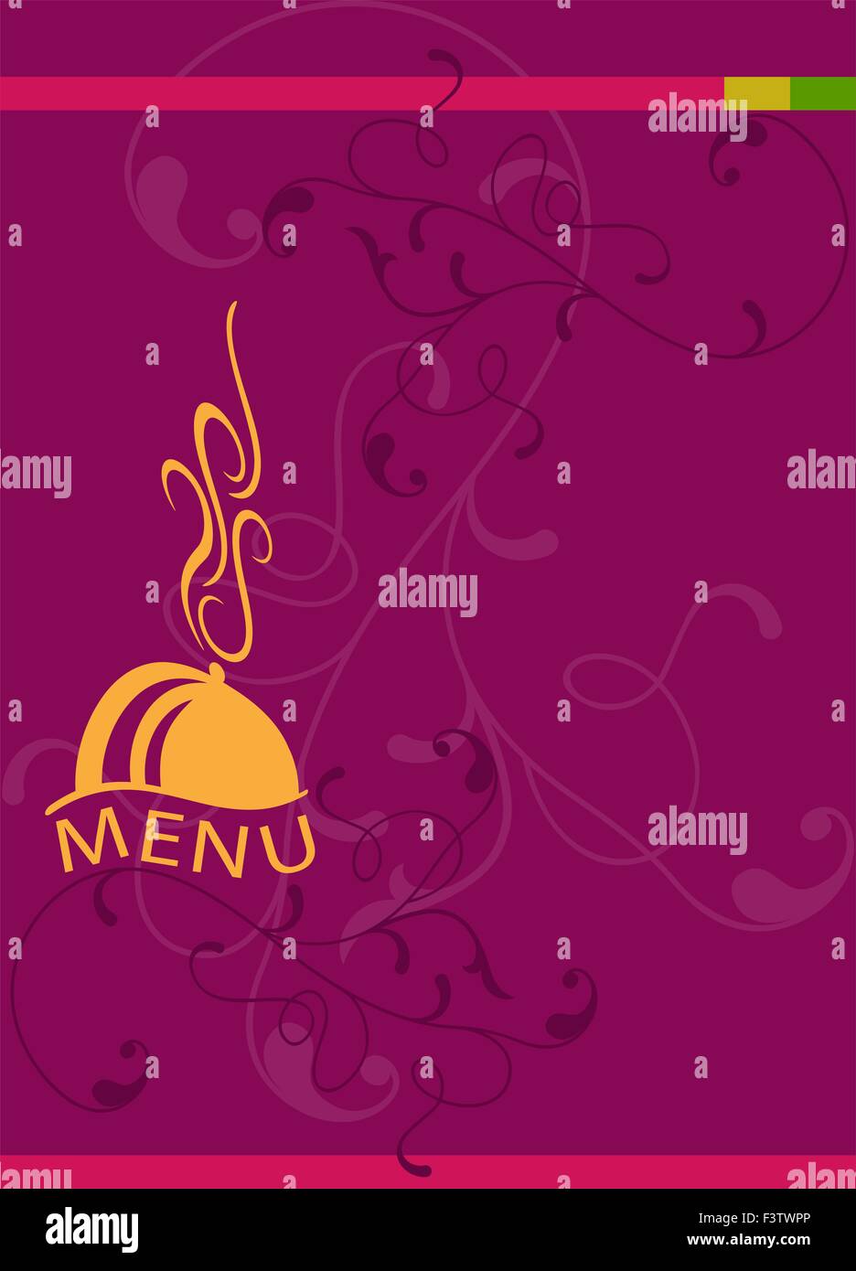 Menu Card Design Template Vector Art Stock Vector Image & Art - Alamy