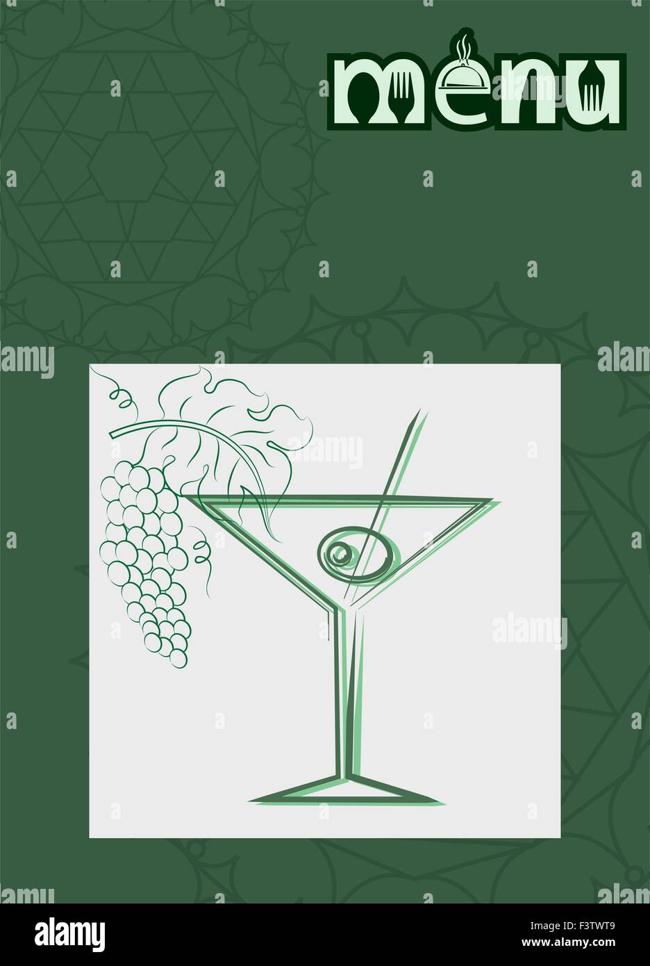 Menu Card Design Template Vector Art Stock Vector Image & Art - Alamy