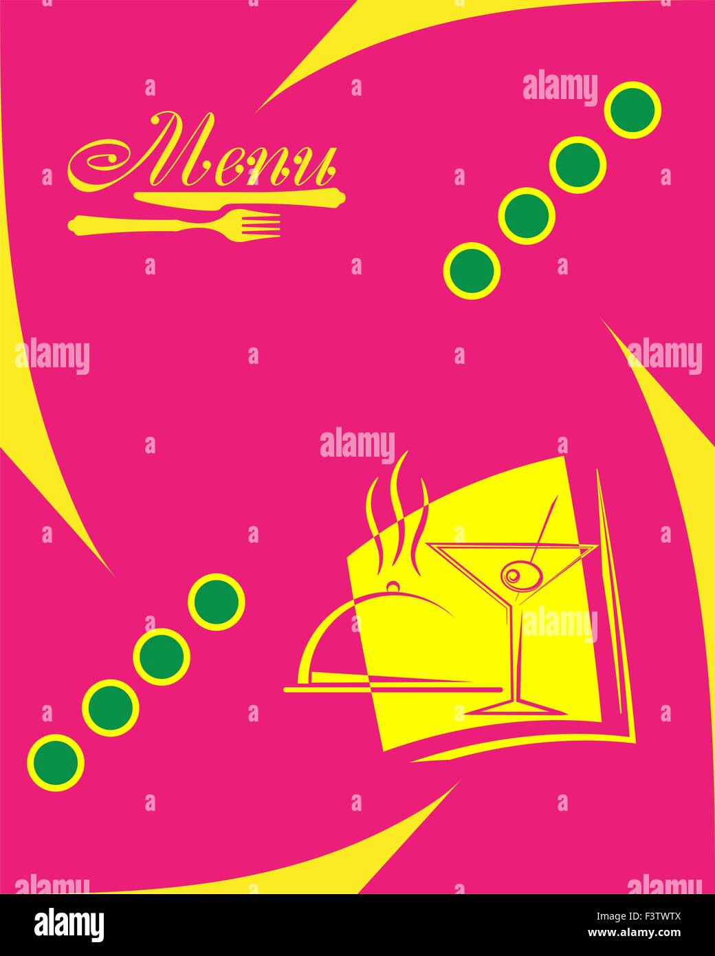 Menu Card Design Template Vector Art Stock Vector Image & Art - Alamy