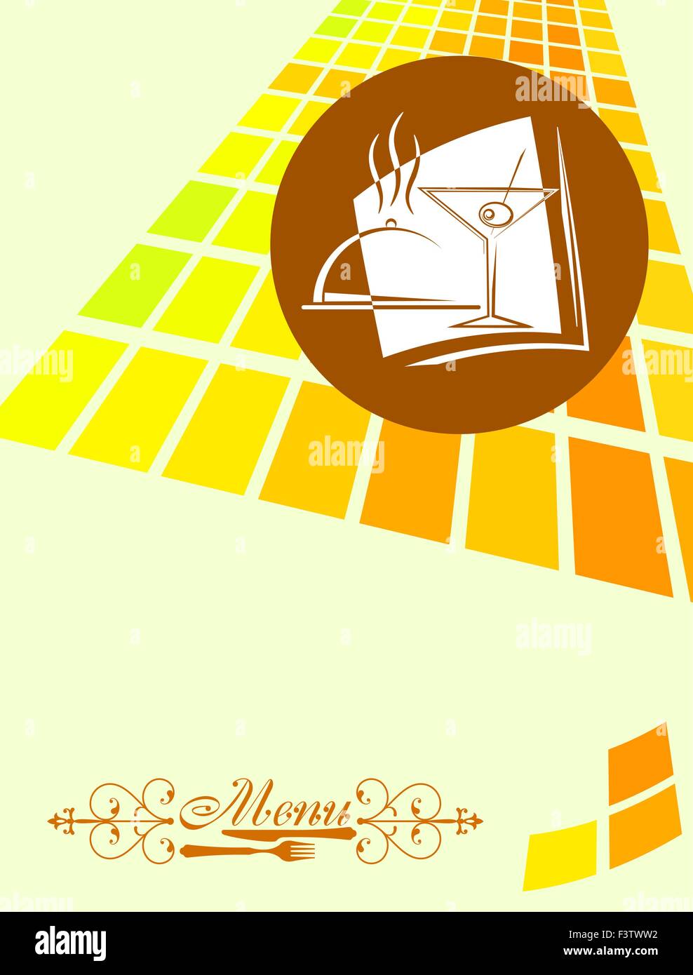 Menu Card Design Template Vector Art Stock Vector Image & Art - Alamy