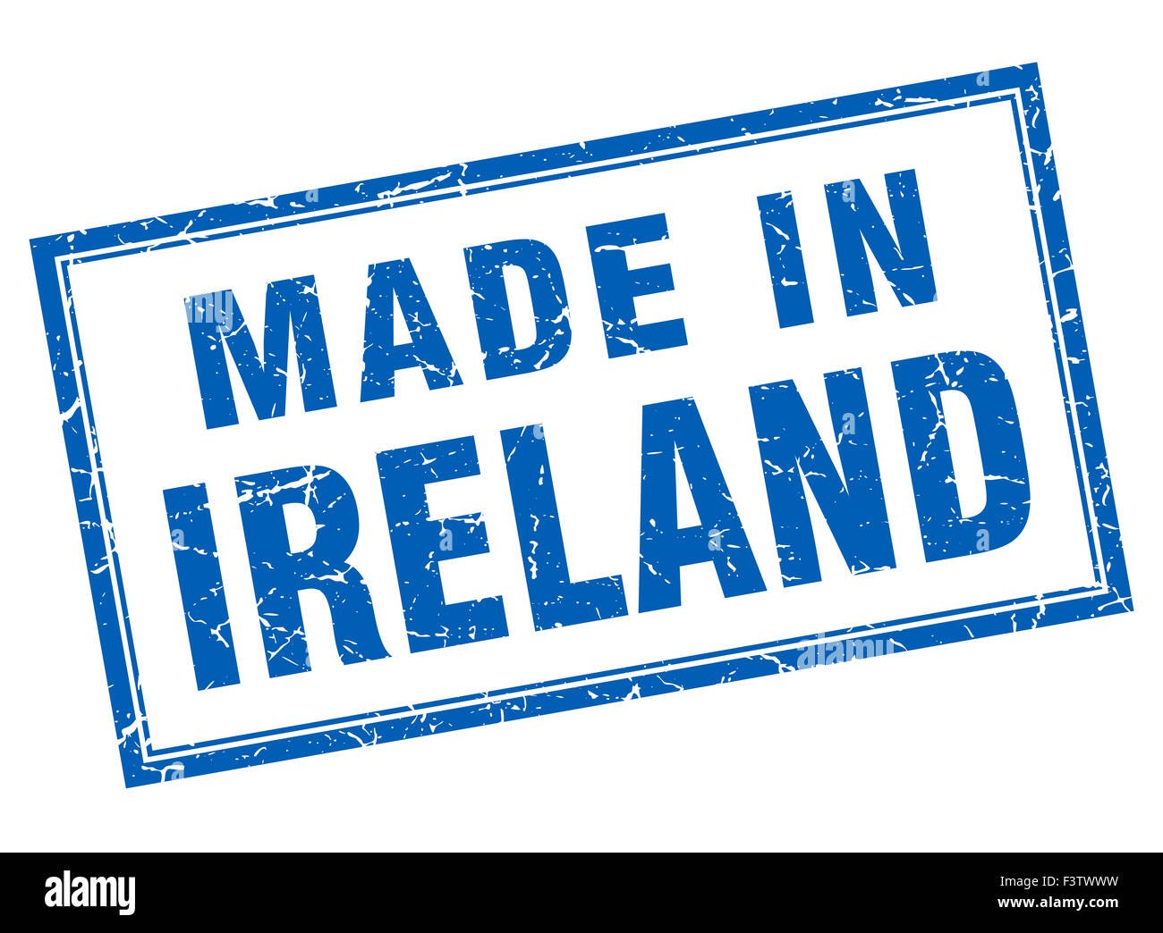 Ireland blue square grunge hi-res stock photography and images - Alamy