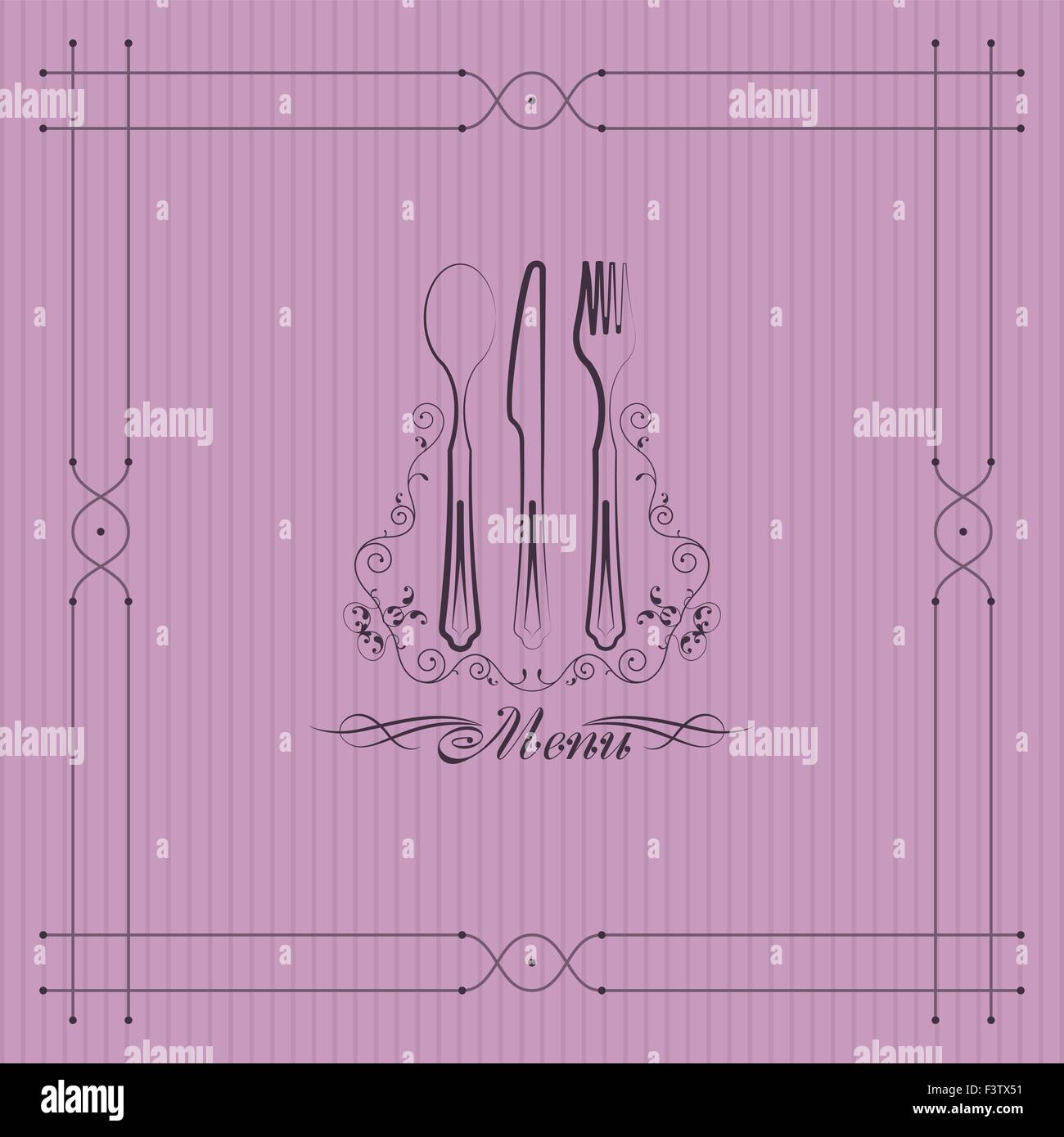 Menu Card Design Template Vector Art Stock Vector Image & Art - Alamy