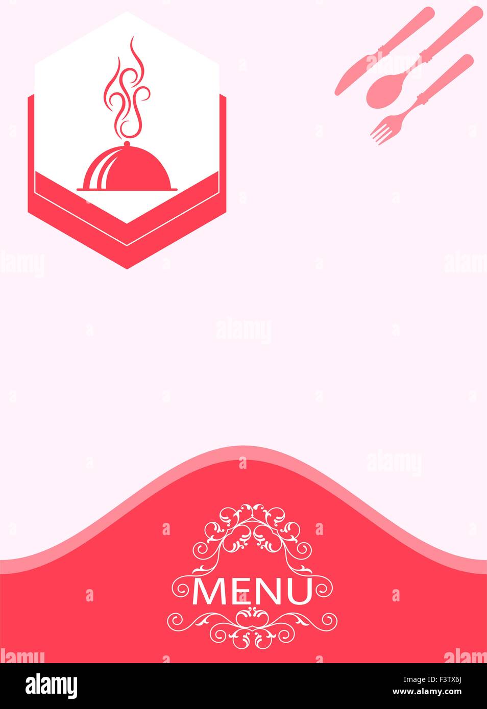 Menu Card Design Template Vector Art Stock Vector Image & Art - Alamy