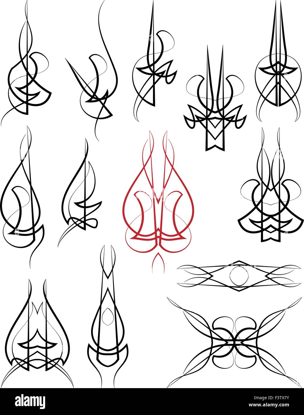 Pinstripe Graphics : Vinyl Ready Vector Art Stock Vector Image & Art ...