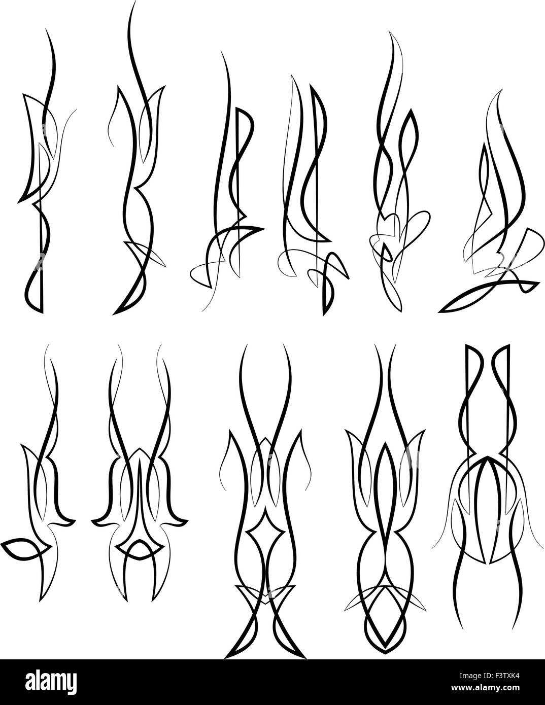 Pinstripe Graphics : Vinyl Ready Vector Art Stock Vector Image & Art ...