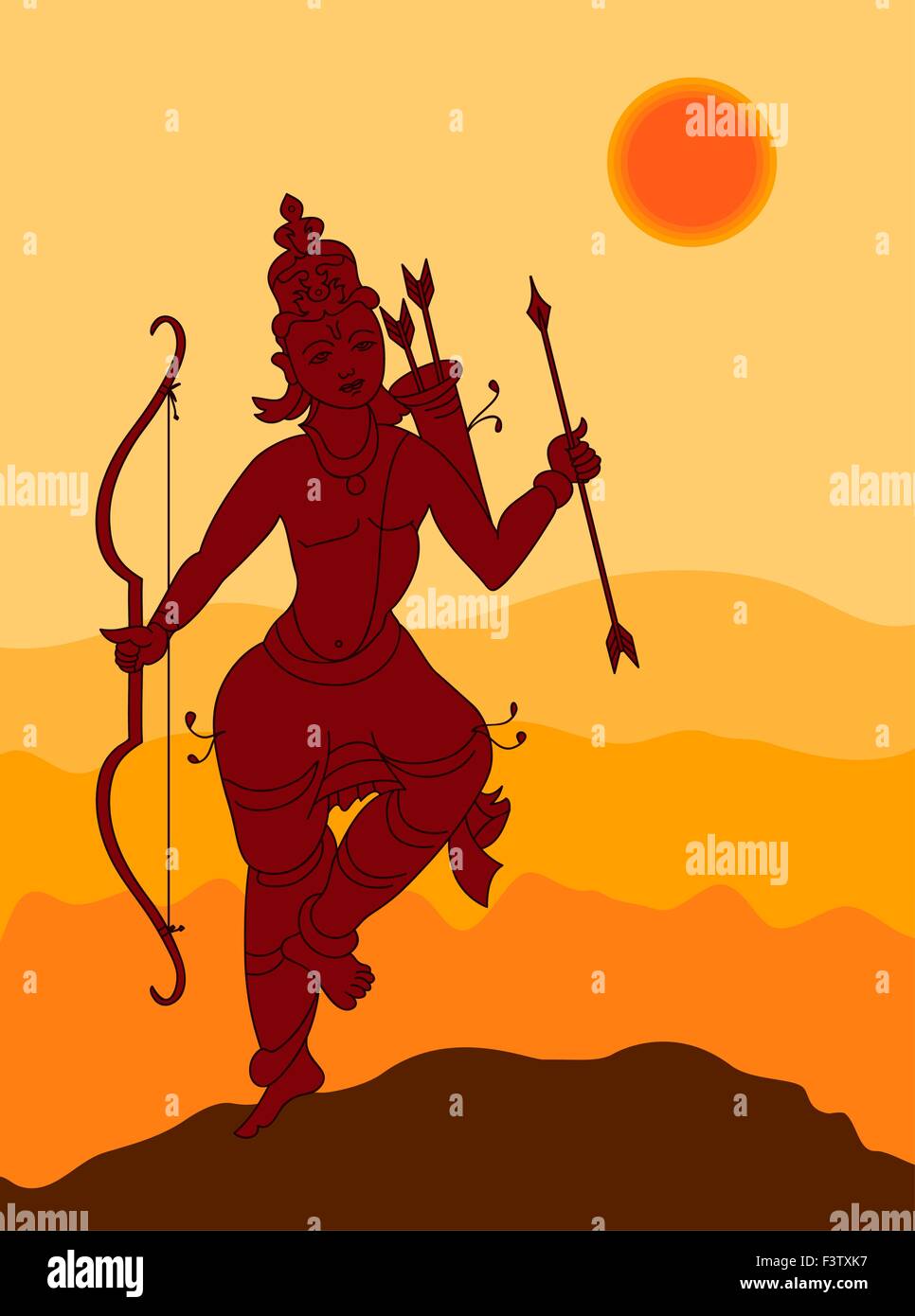 Shadow Art, Lord Rama Vector Art Stock Vector Image & Art - Alamy