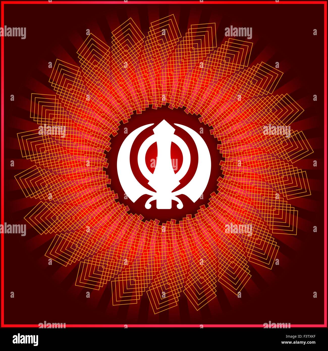 Ek Onkar, Khanda The Holy Motif Vector Art Stock Vector Image & Art - Alamy