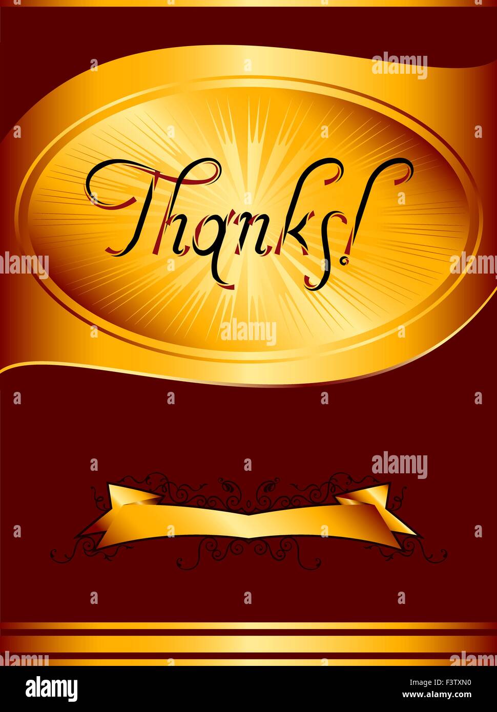 Thanks Card Design Vector Art Stock Vector Image & Art - Alamy