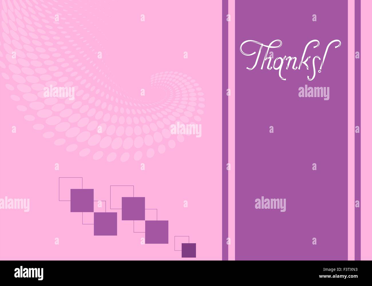 Thanks Card Design Vector Art Stock Vector Image & Art - Alamy