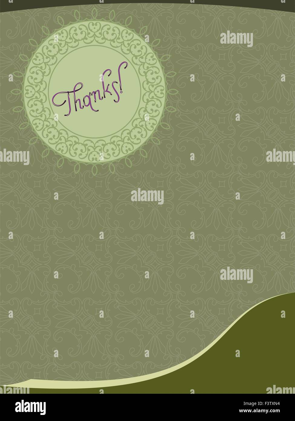 Thanks Card Design Vector Art Stock Vector Image & Art - Alamy