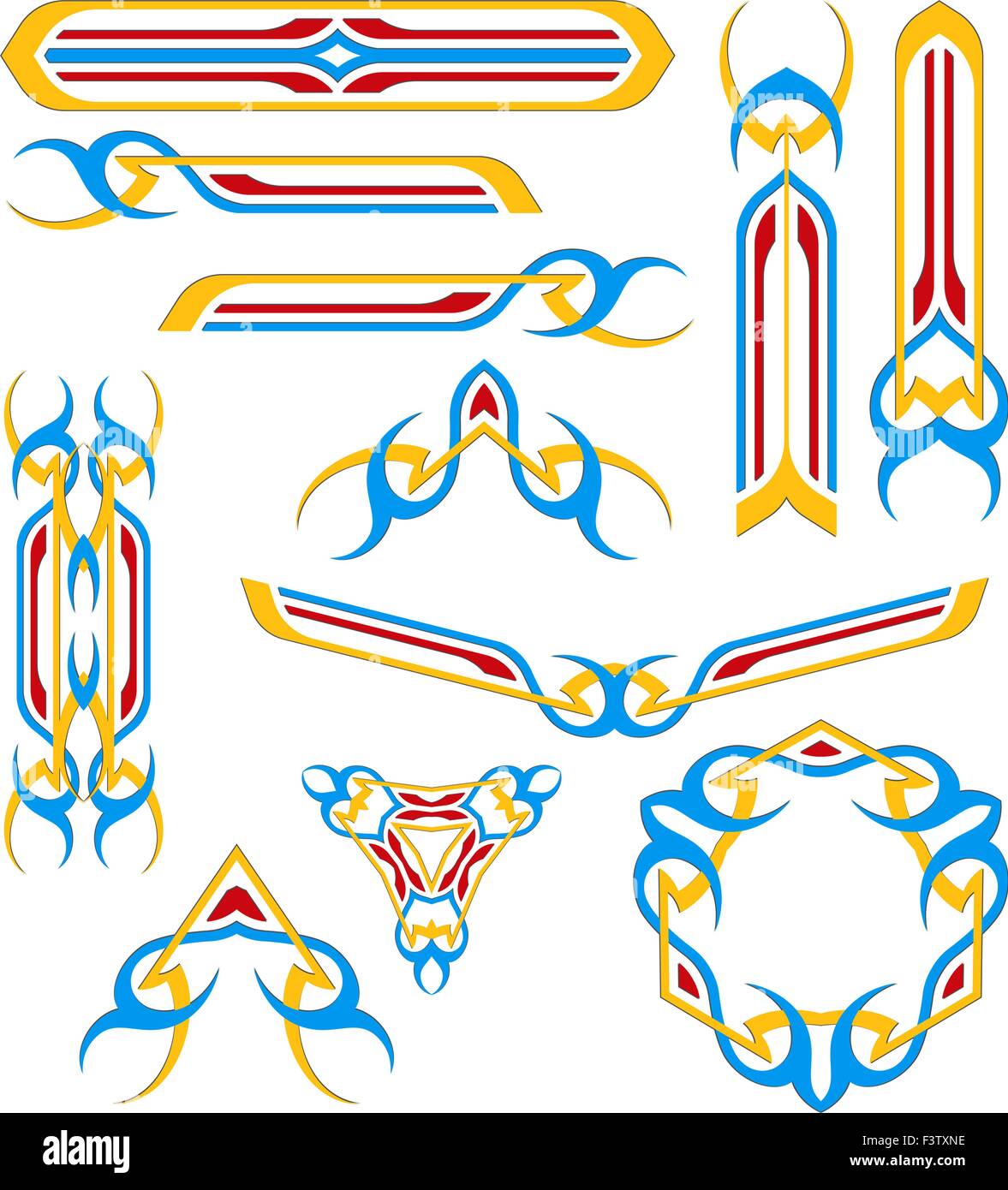 Vehicle Graphics, Stripe : Vinyl Ready Vector Art Stock Vector Image ...