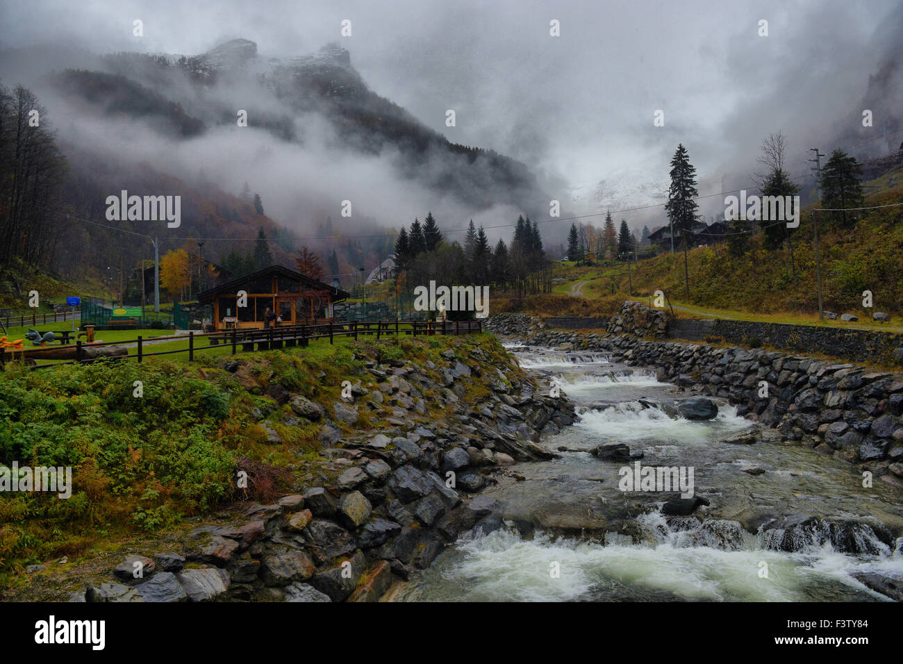 autumn landscape in the Alps Stock Photo - Alamy