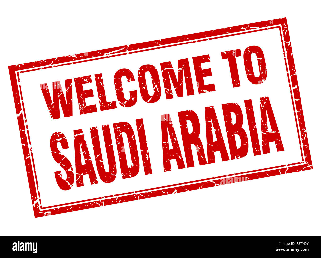 Welcome saudi arabia red square hi-res stock photography and images - Alamy