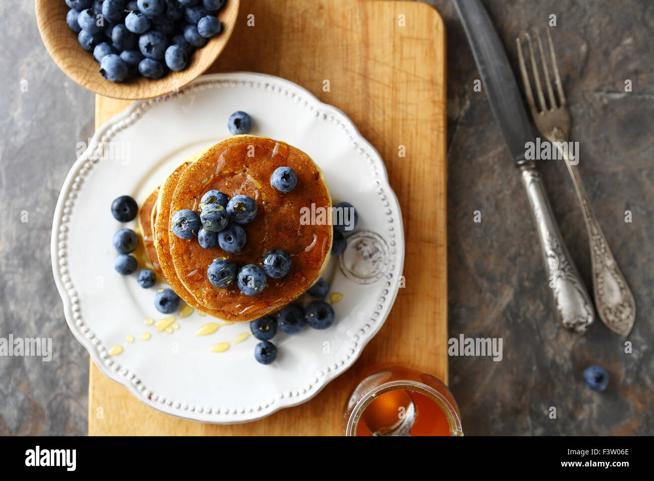 Blueberry stack hi-res stock photography and images - Alamy