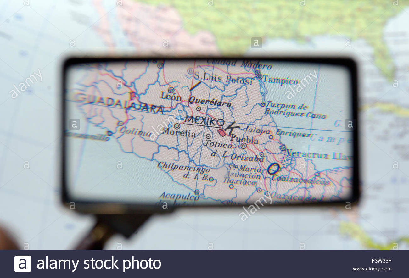 Old Traditional Paper Map Maps Stock Photos & Old Traditional Paper Map ...