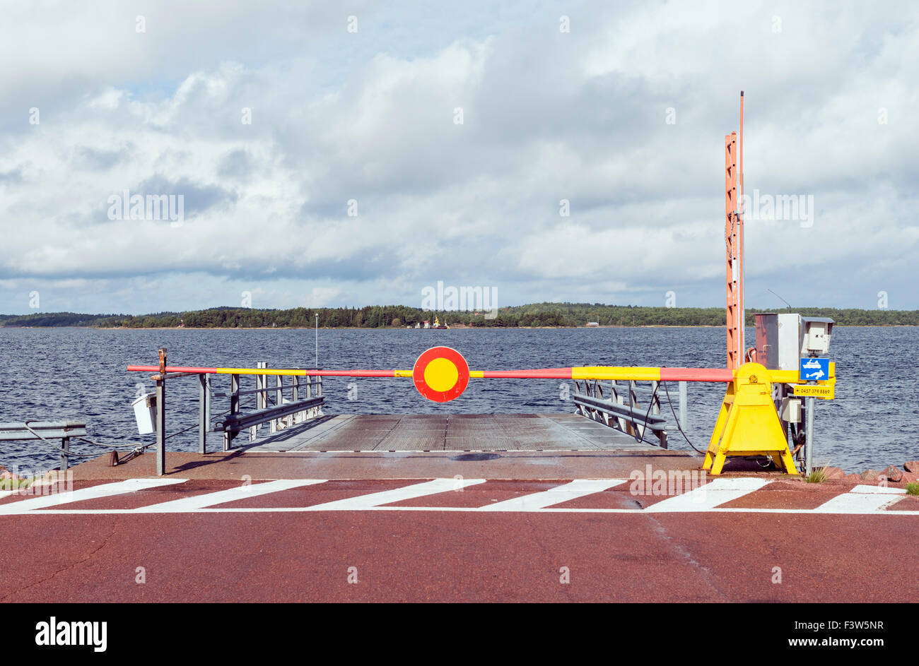 Ferry port barrier hi-res stock photography and images - Alamy