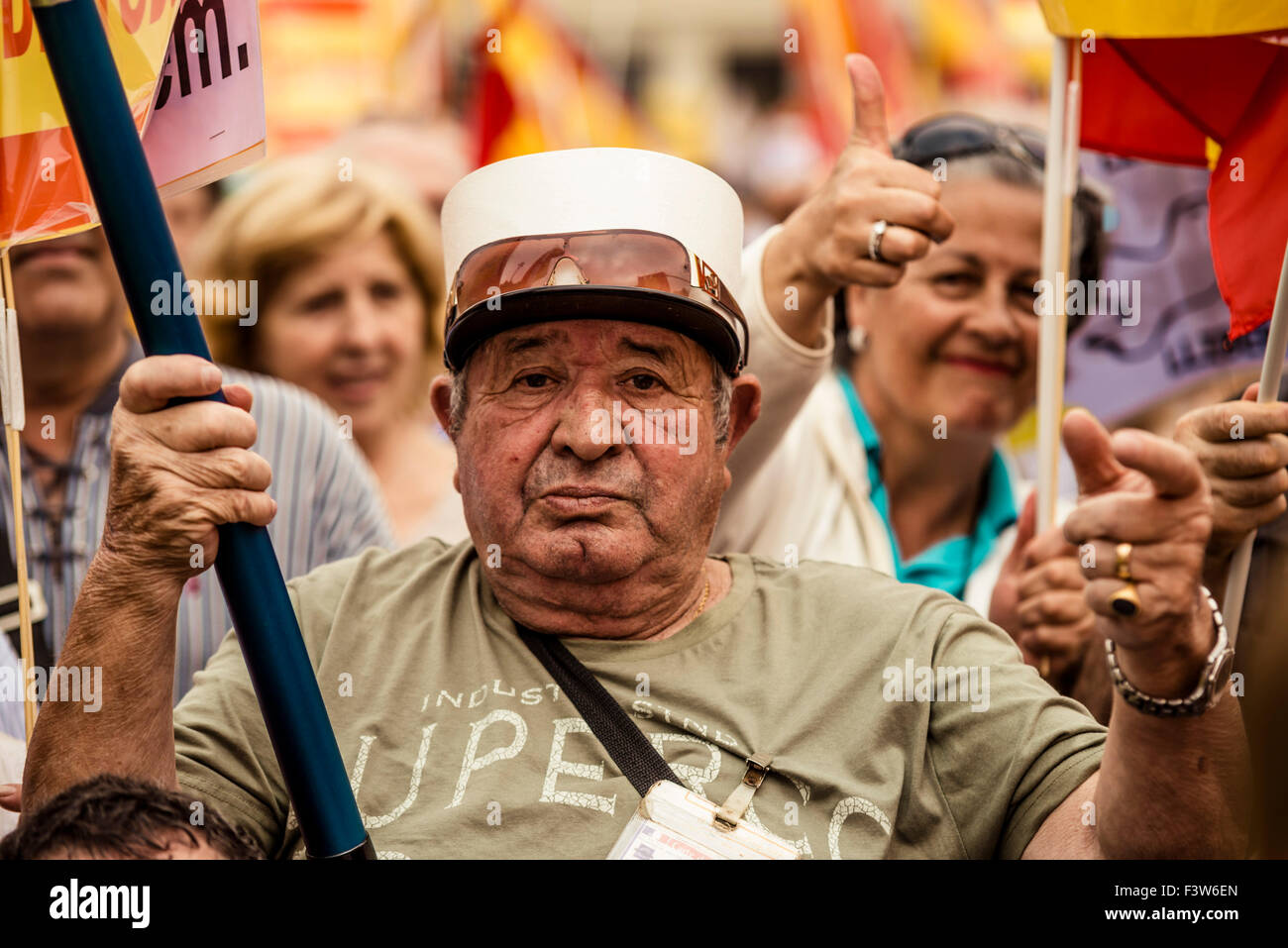 Barcelona, Spain. 12th Oct, 2015. A former member of the Spanish Legion ...