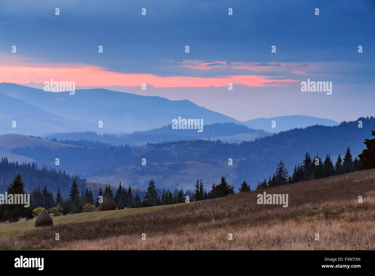 the land of blue hills Stock Photo - Alamy