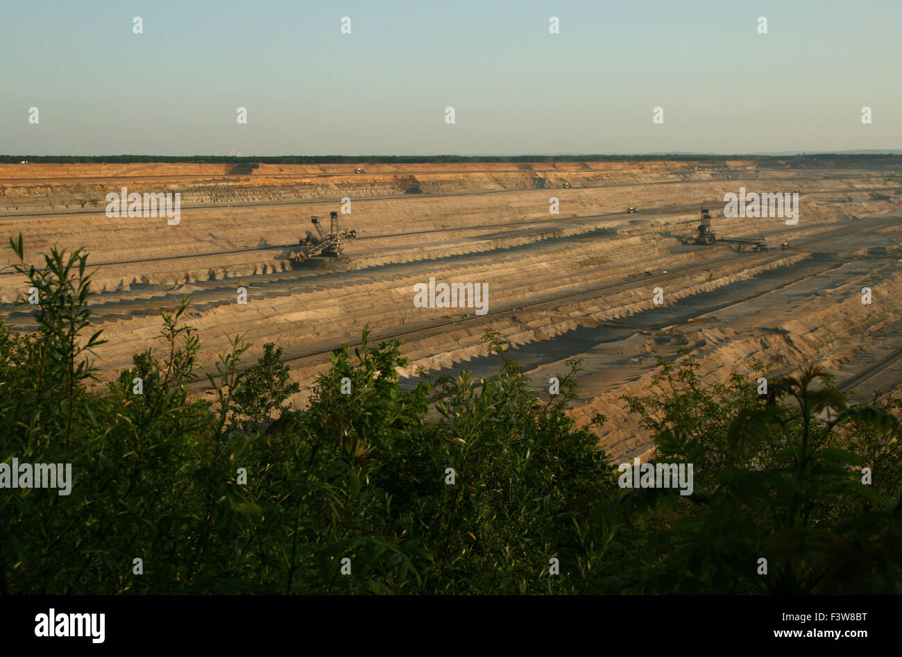 Brown Coal Mining Stock Photo - Alamy