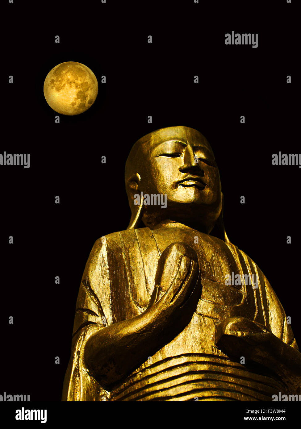 Moon meditation hi-res stock photography and images - Alamy