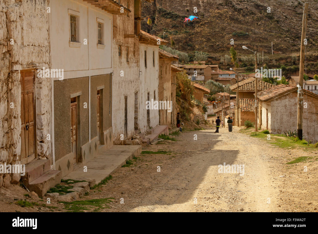 Village in the Andes Stock Photo - Alamy