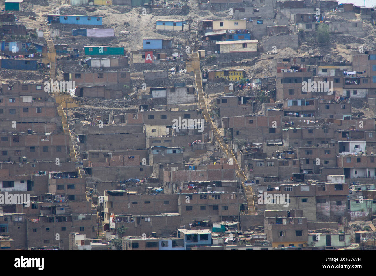 Slums in Lima Stock Photo - Alamy