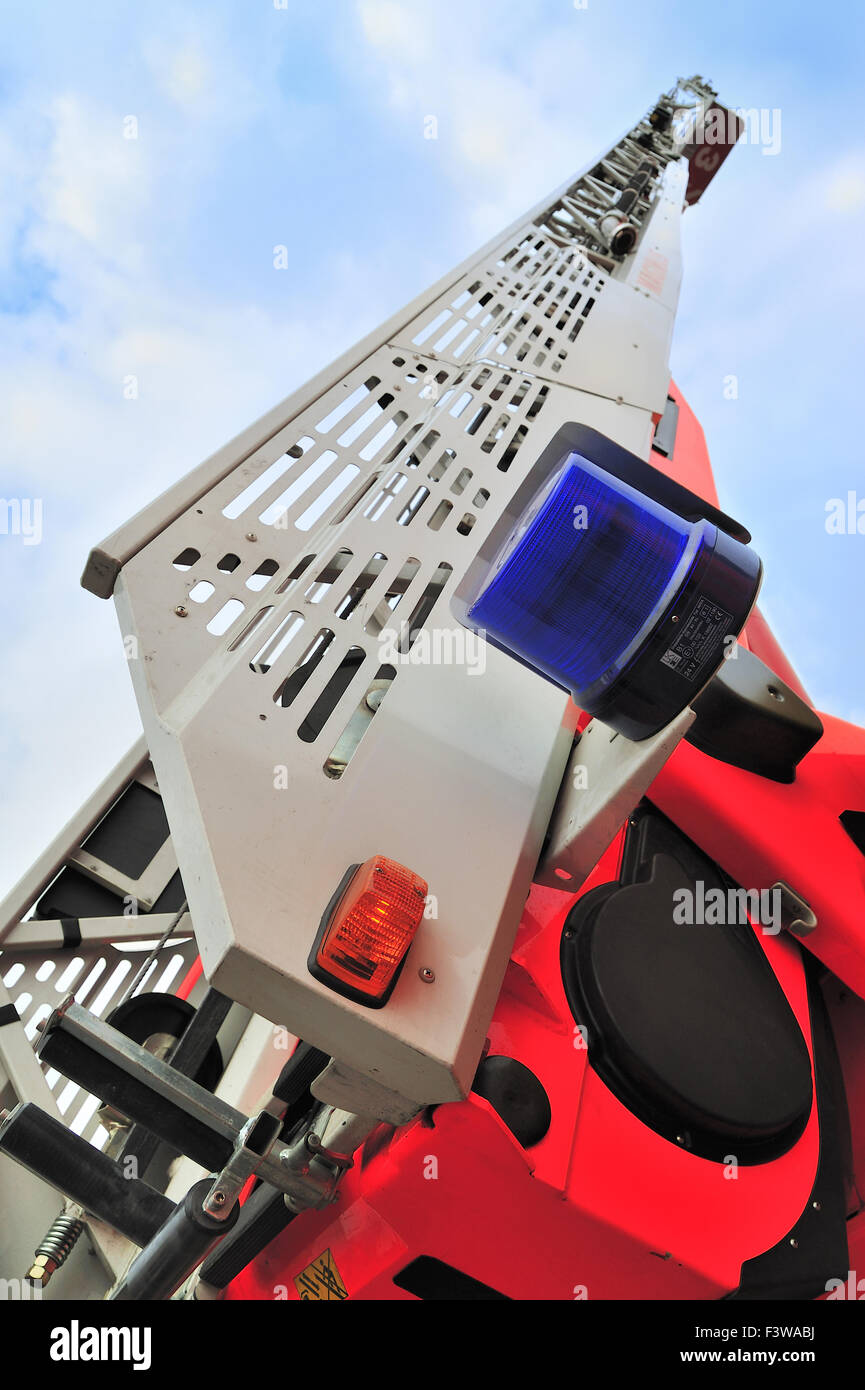 Fire truck ladder rescue hi-res stock photography and images - Alamy