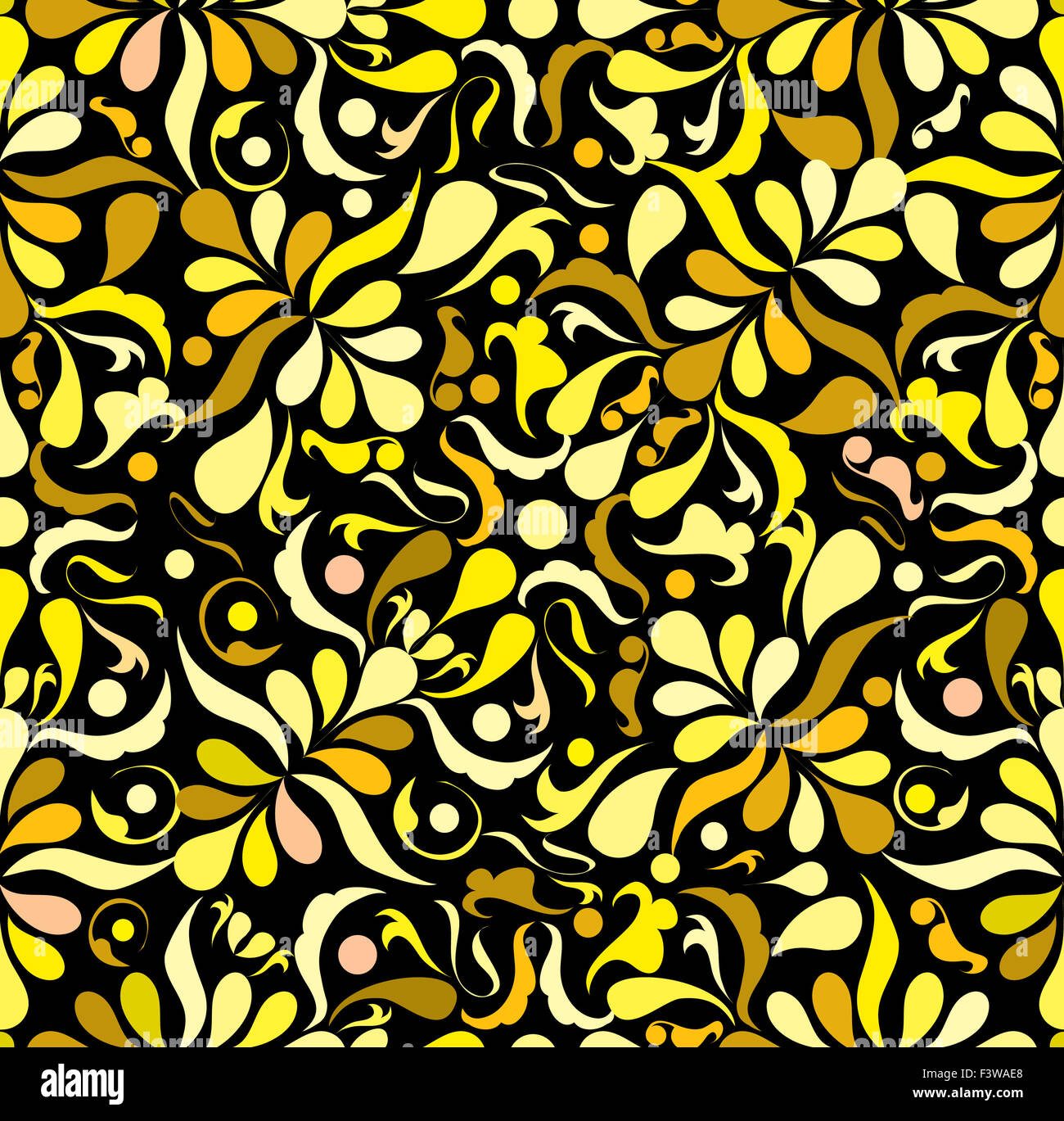 Yellow seamless patten Stock Photo - Alamy