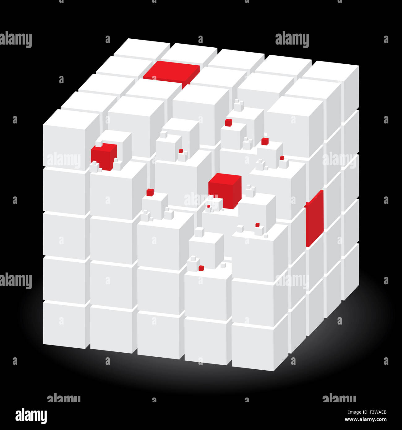 Red and white blocks hi-res stock photography and images - Alamy