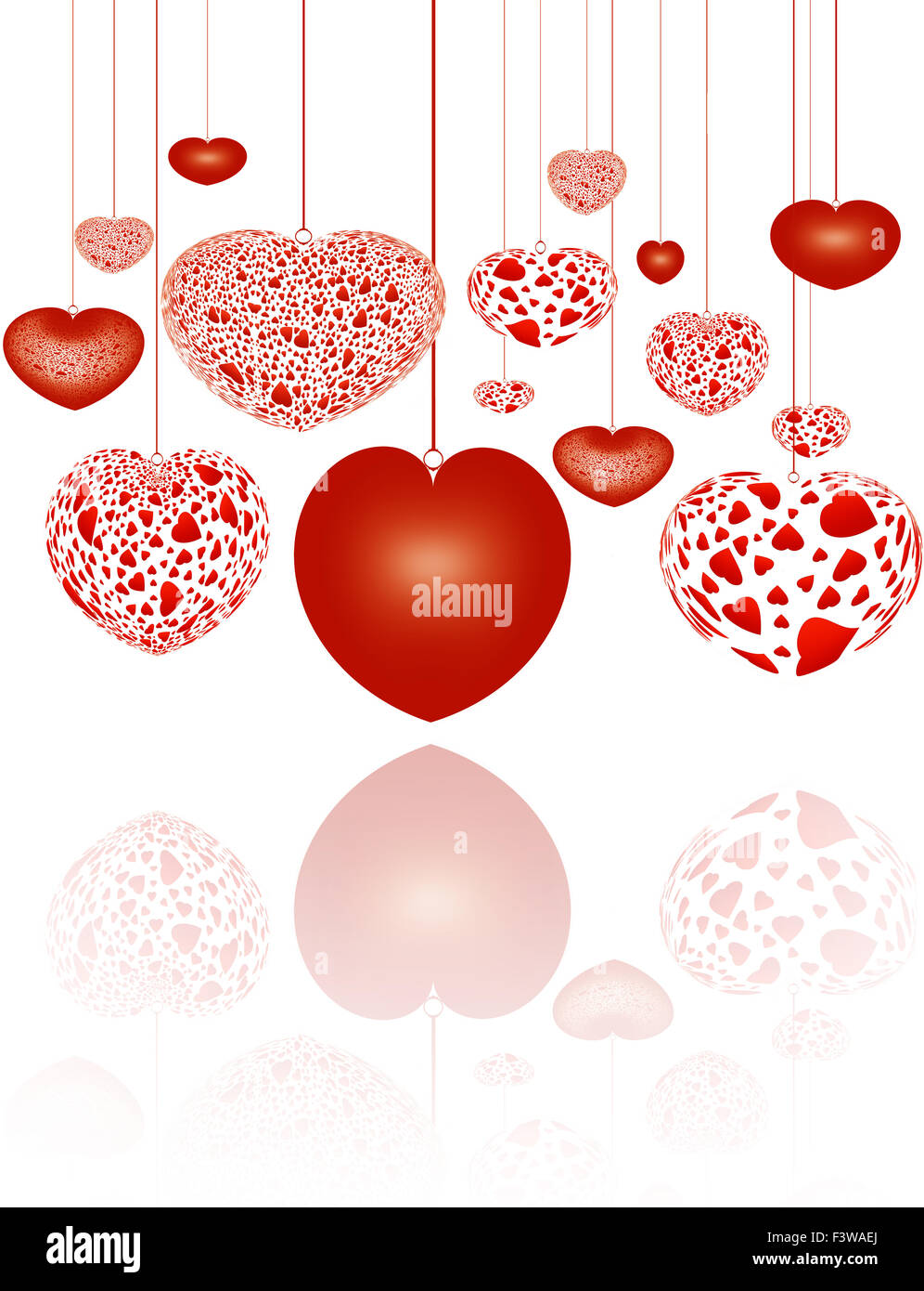 Strings with hearts hi-res stock photography and images - Alamy